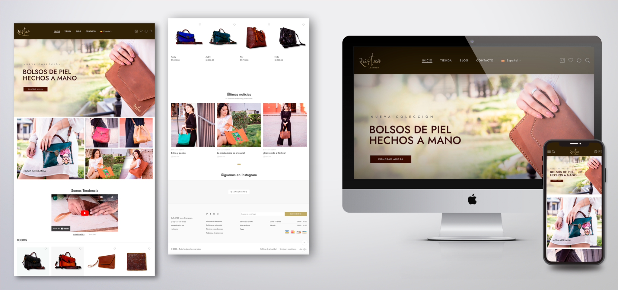 Rústica - Sitio Web - Creativo Disegnia